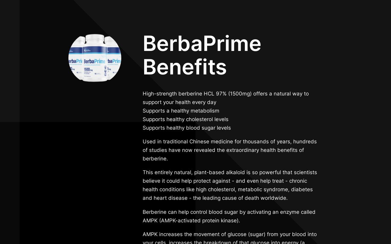 BerbaPrime Benefits